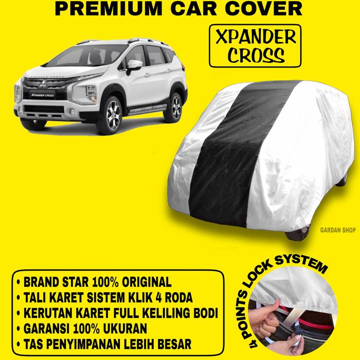 Jual Body Cover XPANDER CROSS SILVER HITAM Penutup Bodi Xpander Cross ...