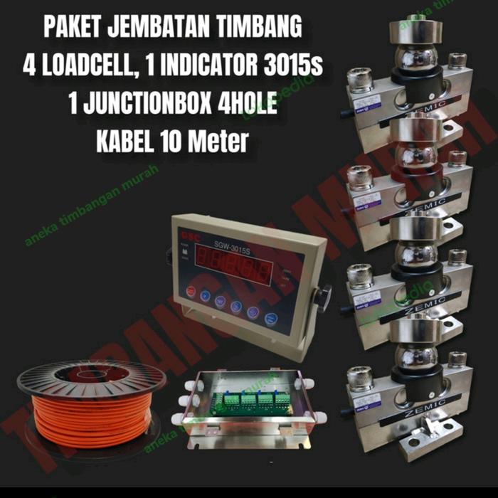 Jual 1 SET SPARE PART JEMBATAN TIMBANG ZEMIC HM9B 30T 3015S JUNCTION BOX - Jakarta Barat ...