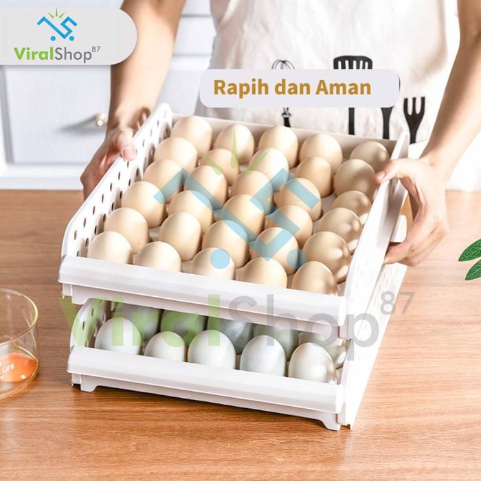 Jual Tempat Telur Kotak Telur 30 Sekat Rak Tempat Telur Di Seller Shin ...