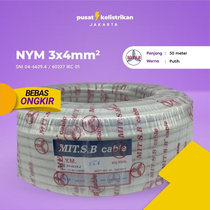 Jual Kabel Mitsuba NYM 3X4 50Meter - Jakarta Utara ...