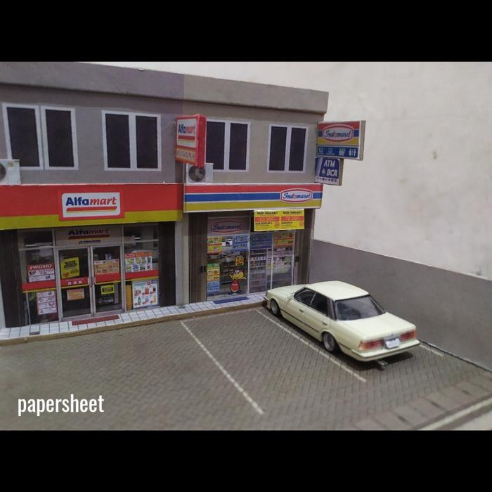 Jual diorama papercraft 1:64 PB-B - Kota Malang - papersheet | Tokopedia