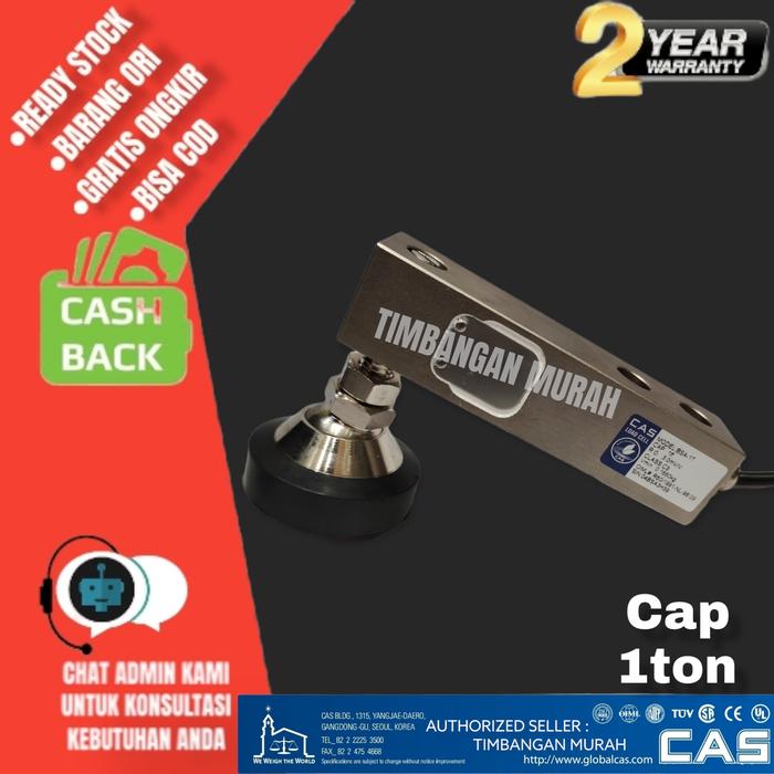 Jual Loadcell shear beam CAS BSA kap 1Ton, made in Korea - Jakarta Barat - timbangan murah ...