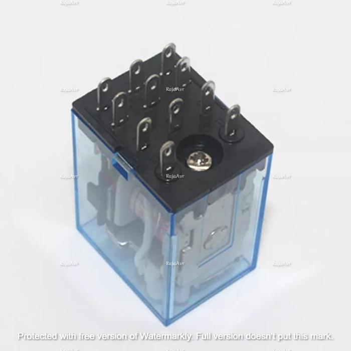 Jual Relay MY3 HH53P MY3NJ 11P 11 Pin Micro Mini DC 12V 24V 110V 220V ...