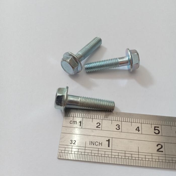 Jual Baut topi 10 6x25 putih flange bolt m6x25 - Jakarta Utara - Son ...