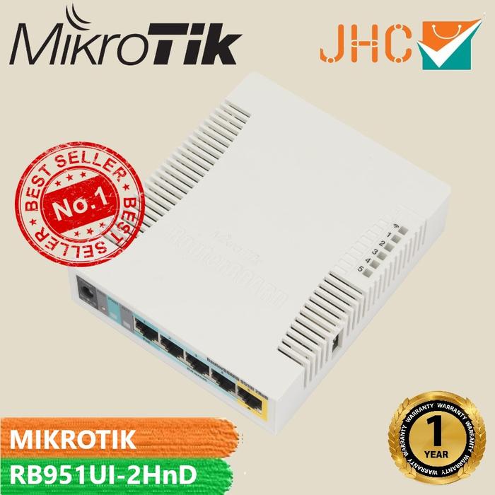 Jual Mikrotik Routerboard RB951UI-2HnD Router Wireless RB951ui2HnD ...
