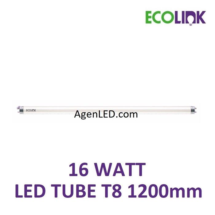 Promo ECOLINK Lampu TL LED 16W Tube T8 ecofit 16 w watt 120cm 1200mm ...