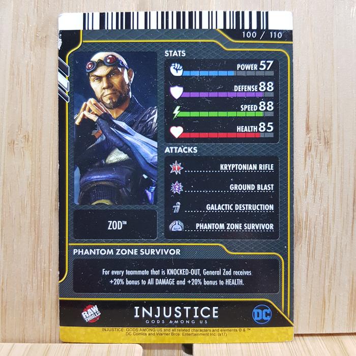 Zod Injustice Card