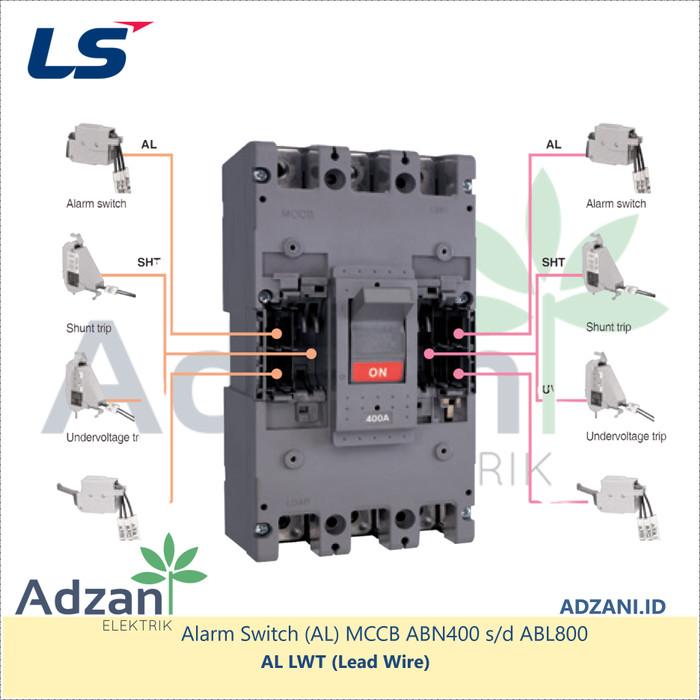 Jual LS AX Auxiliary Switch LWT MCCB Metasol ABN400 ABL800 400AF 800AF ...