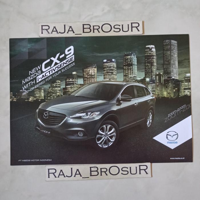 Jual Poster brosur katalog flyer new Mazda CX9/Mazda CX 9 2013 - Kab ...