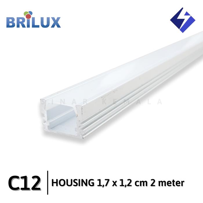 Jual HOUSING LED Rigid / Batang / Strip 1 Meter - 1.7 x 1.2 cm ...