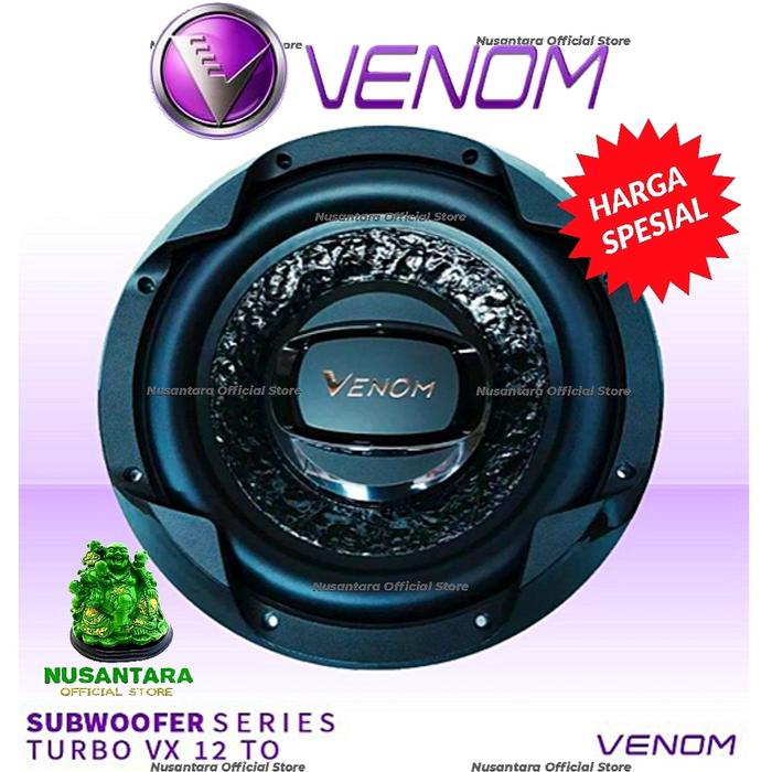 Jual VENOM SUBWOOFER 12 inch VX12TO TURBO SERIES VX 12 TO - Jakarta ...