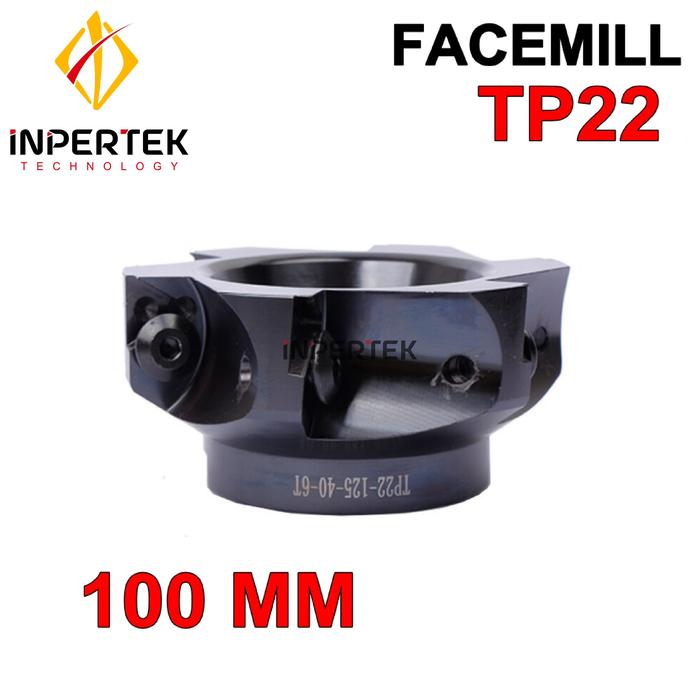 Promo TP22 100-32-5T Facemill 100 Insert TPKN 22 Holder Milling 100mm ...