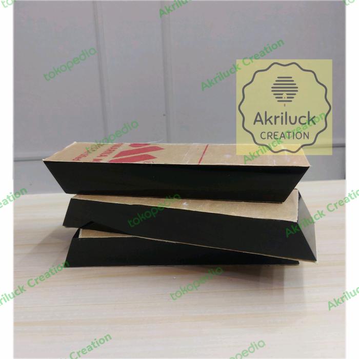Jual Kaki plakat akrilik hitam / dudukan plakat / tatakan plakat ...