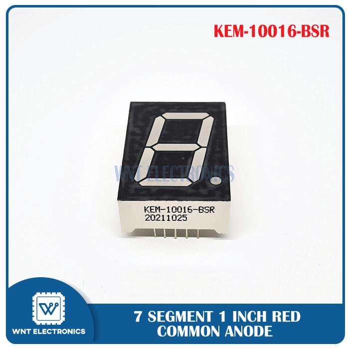 Jual 7 SEGMENT 1 INCH 1" SEVEN SEGMENT 1 INCH MERAH COMMON ANODE KEM ...