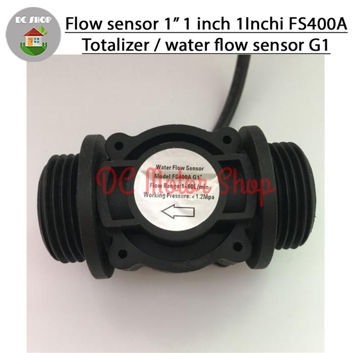 Jual Flow sensor 1” 1 inch 1Inchi FS400A Totalizer / water flow sensor ...