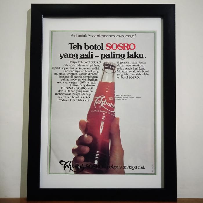 Jual Iklan Jadul 70s Uk 10RP TEH BOTOL - Wall Decor Minuman Lawas Vintage - Kota Bandung ...