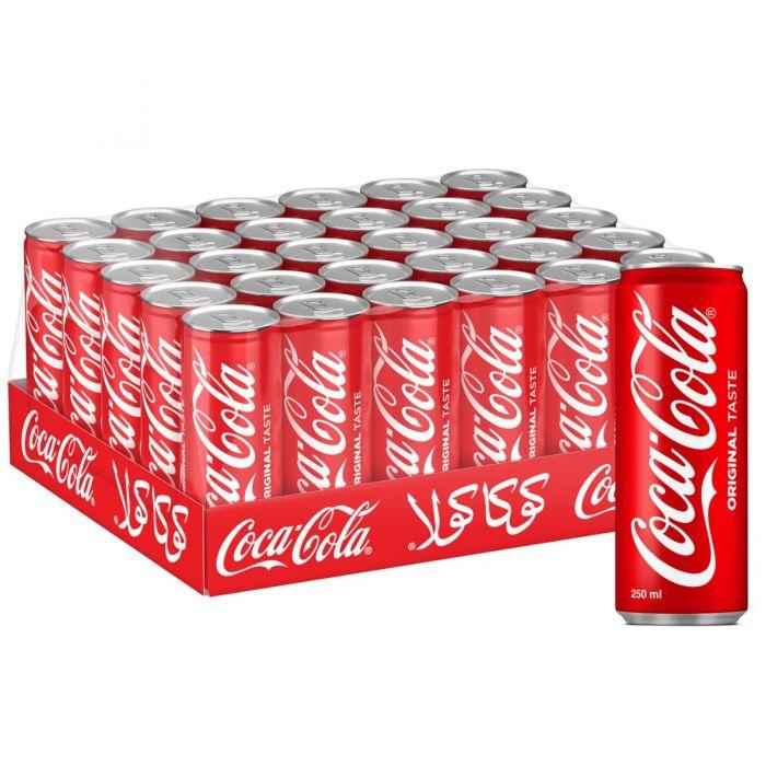 Jual COCA COLA ORIGINAL CAN 250 ML (24'S X 250ML) / 1 KRAT - Kota ...