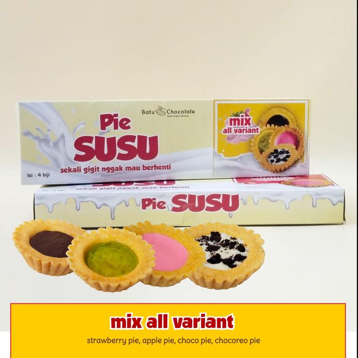 Jual PIE SUSU MALANG ~ BOX MIX ~ OLEH OLEH KHAS MALANG - Kota Batu ...