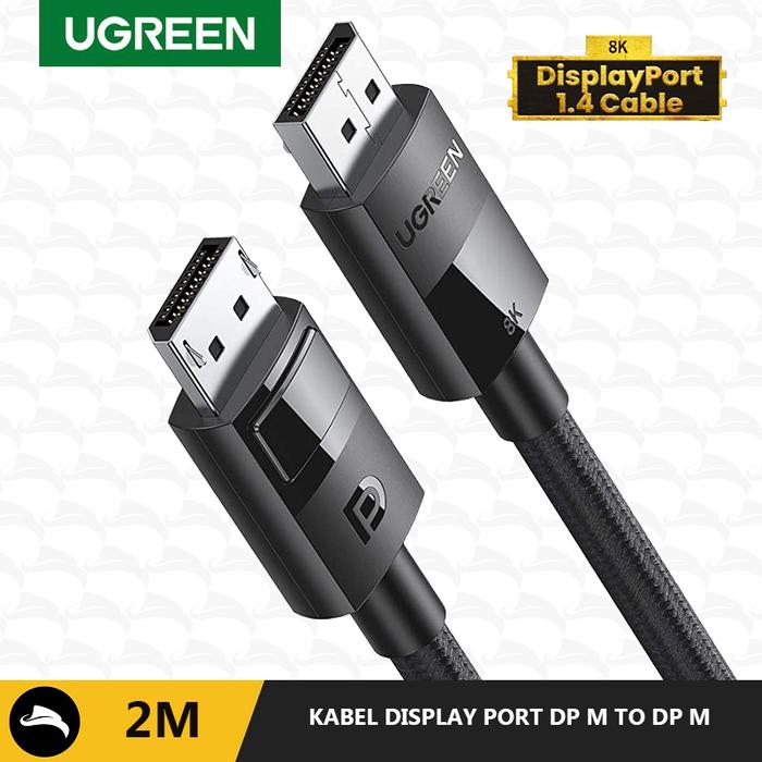 Jual UGREEN 80392 KABEL DISPLAYPORT DP MALE TO DP MALE 1.4 8K HDR ...