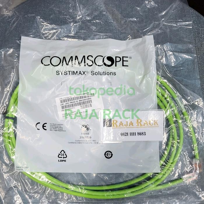 Jual SYSTIMAX Patch Cord UTP Cat.6 3M 10ft Hijau Stabilo - Jakarta ...