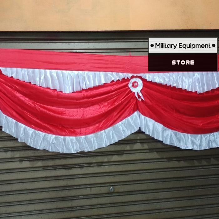 Jual BENDERA UMBUL UMBUL BACKGROUND MERAH PUTIH RENDA PONI - 5 ...