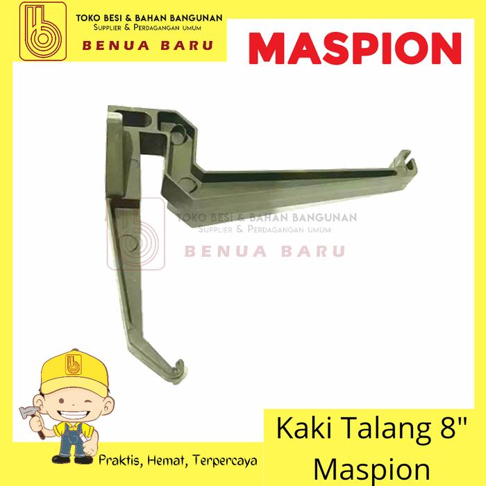 Jual Kaki Talang PVC 8 inch Maspion / Gantungan Talang Air Kotak 8 inch ...