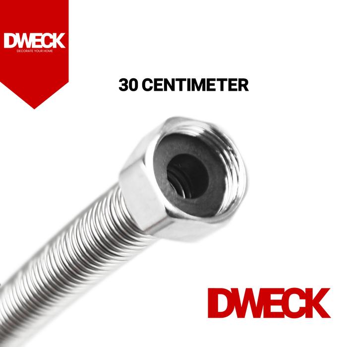 Jual Flexible Kaku Solvex / Stainless Steel Hose 30 CM - 30 cm - Kota ...