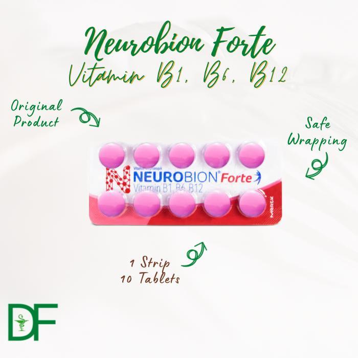 Jual NEUROBION FORTE STRIP ISI 10 TABLET | VITAMIN B1, B6, DAN B12 ...