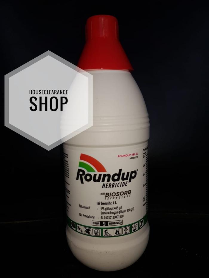 Jual Roundup 486 SL Biosorb 1 Liter Racun Pembasmi Rumput, Alang, Gulma ...