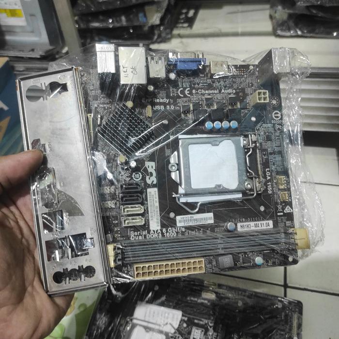 Jual mainboard motherboard intel h81 murah ecs h81h3-m4 - Jakarta Pusat ...