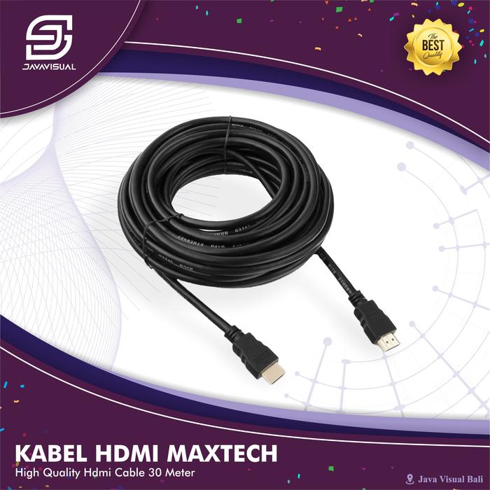Jual Kabel HDMI Premium HQ HDTV Cable Netline 30M Maxtech 30 Meter 2k ...