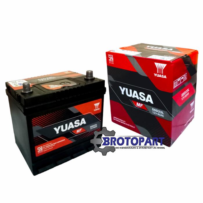 Jual Aki Accu Mobil Yuasa 55D23L MF 12V 60Ah Aki Kering Original Yuasa - Jakarta Timur ...