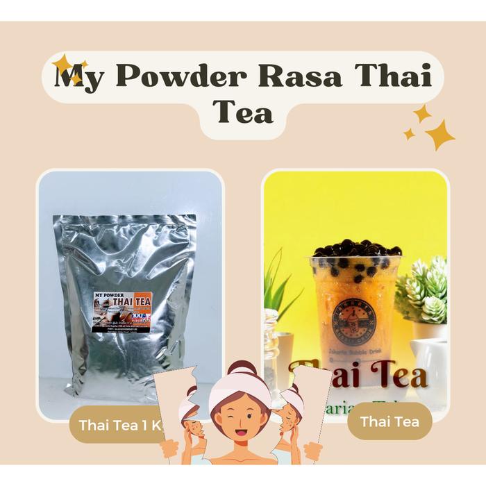Jual Powder Tea-Thai Tea -Bubuk Minuman Thai Tea - Thai Thea 1 Kg ...