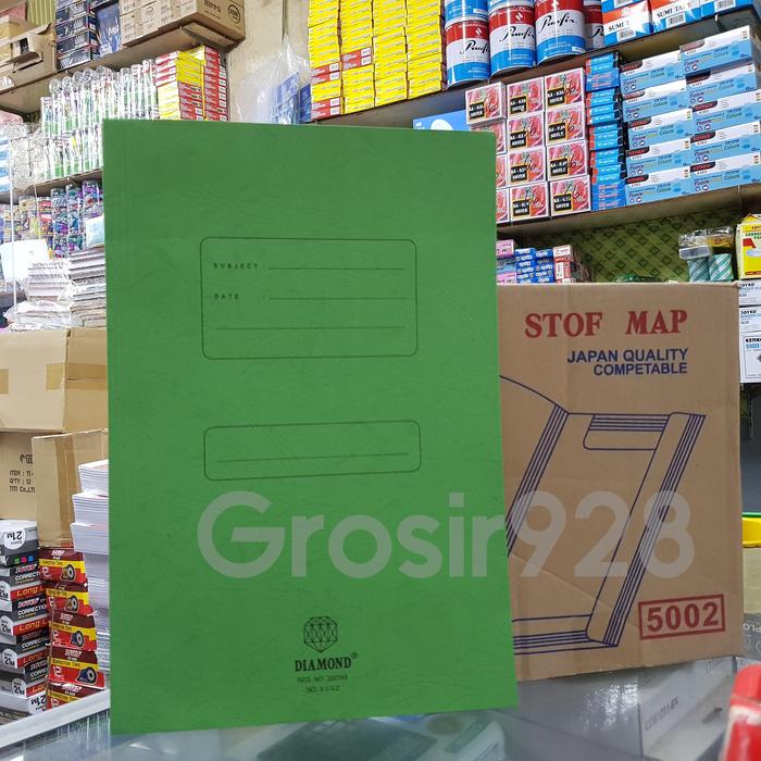 Jual Stopmap / Map Folder Folio Diamond 500 Hijau (isi 50 lembar) - Jakarta Timur - Grosir928 ...