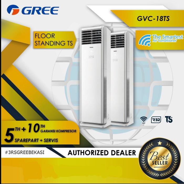 Jual Ac Floor Standing Gree 2 Pk Gvc 18 Sts 18 Sts Gvc18 Portable 10 Tahun Di Seller Shin Store ...