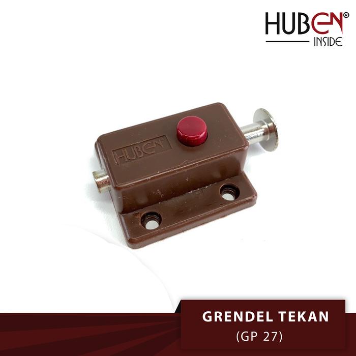 Jual GRENDEL / GRENDEL PVC/ GRENDEL PENCET/ GRENDEL TEKAN COKLAT HUBEN GP27 - Kota Tangerang ...