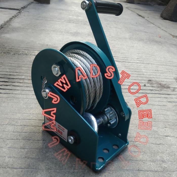 Jual hand winch katrol manual seling 1200 LBS kapasitas 500 kg wipro ...