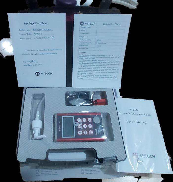 Jual Mitech MT200 Digital Ultrasonic Thickness Gauge MT 200 - Kota ...