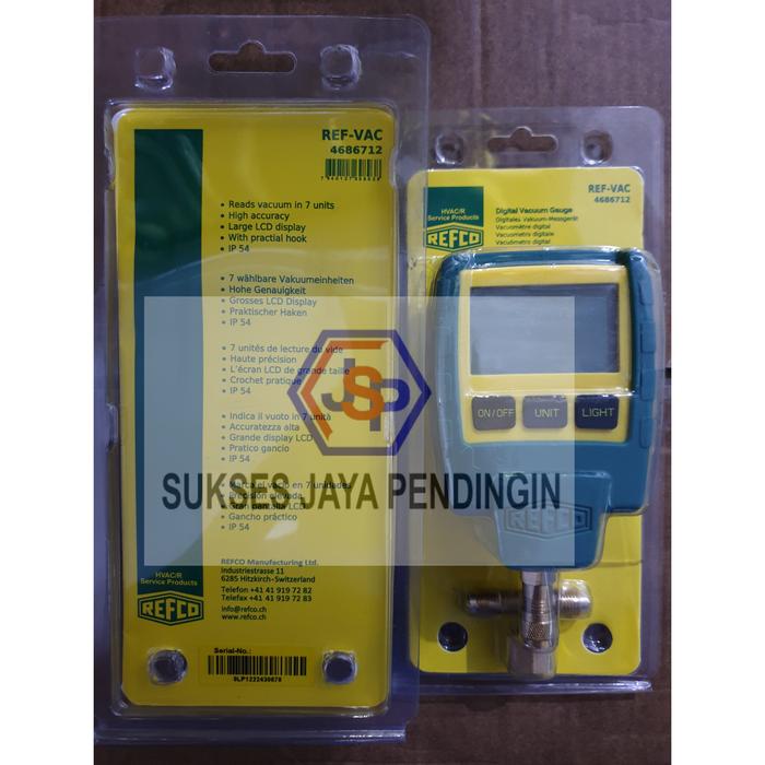 Jual Digital Vacuum Gauge Refco - Jakarta Barat - Sukses Jaya Pendingin ...