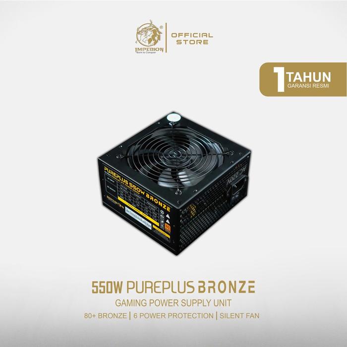 Jual POWER SUPPLY IMPERION PURE PLUS 550W BRONZE - Kota Balikpapan ...