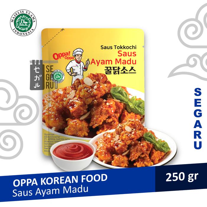 Jual OPPA Honey Chicken Sauce | Saus Ayam Goreng Madu Korea Halal 250 ...