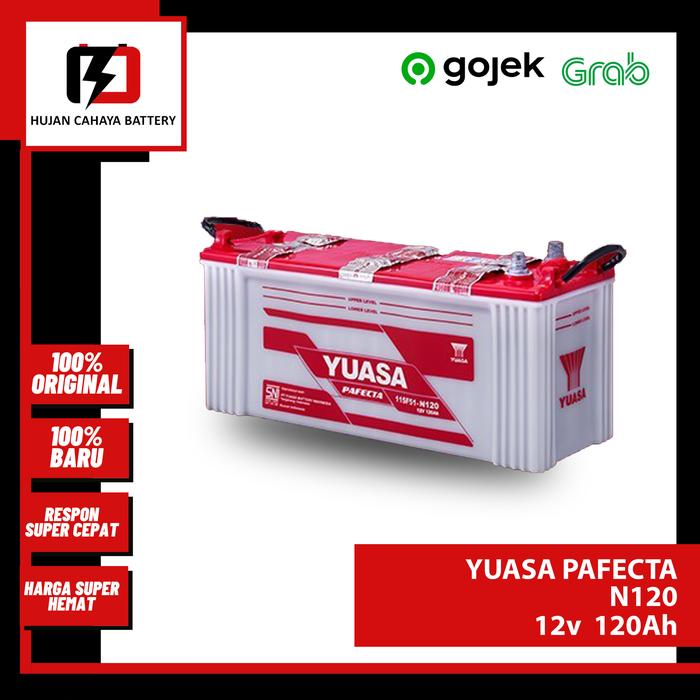 Jual Aki Mobil YUASA PAFECTA N120 / N-120 / N120 - Aki HINO BUS SERIES - Jakarta Utara - Hujan ...