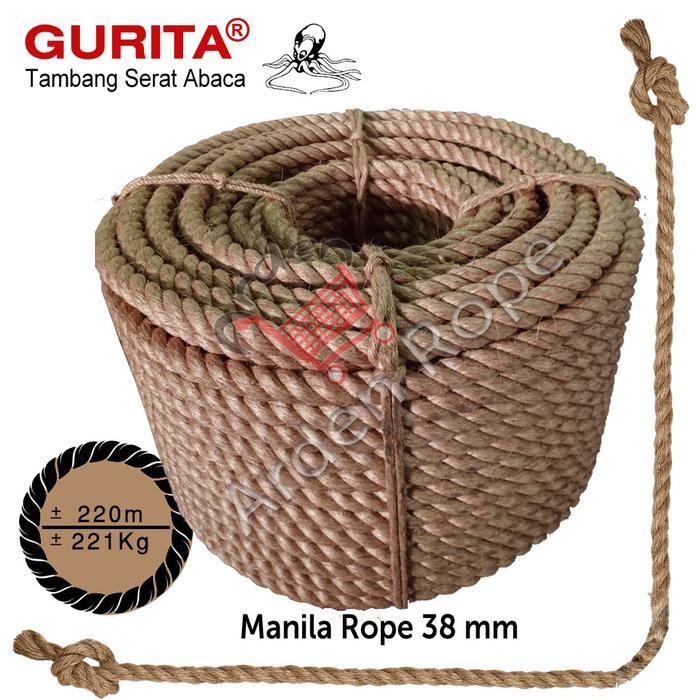 Jual Tali Manila - Tali Serat Abaca - Tambang Gurita - Gurita Rope 38 ...