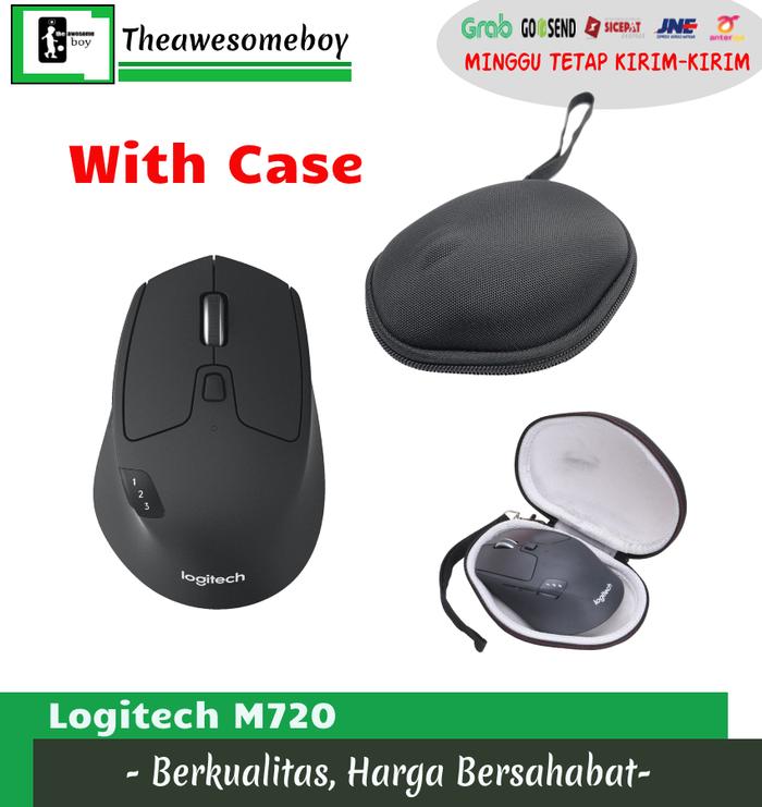 Jual Logitech M720 Triathlon Multi-Device Bluetooth Wireless Mouse Flow ...