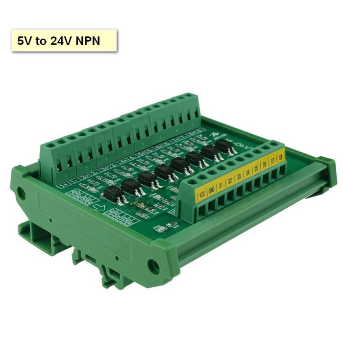 Jual 8 Channel Optocoupler Isolation Board Level Voltage Conversion ...