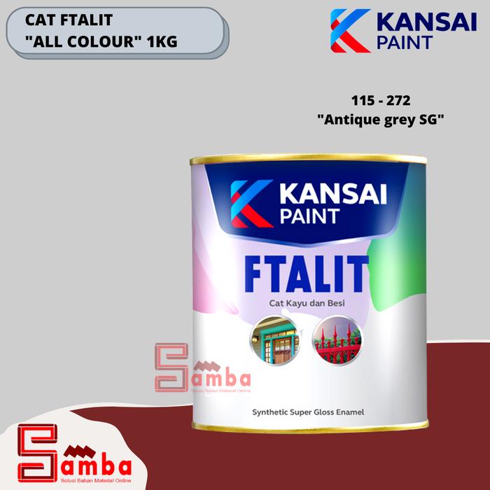 Jual FTALIT kansai paint 1 KG | cat kayu & besi | CAT MINYAK READY ...