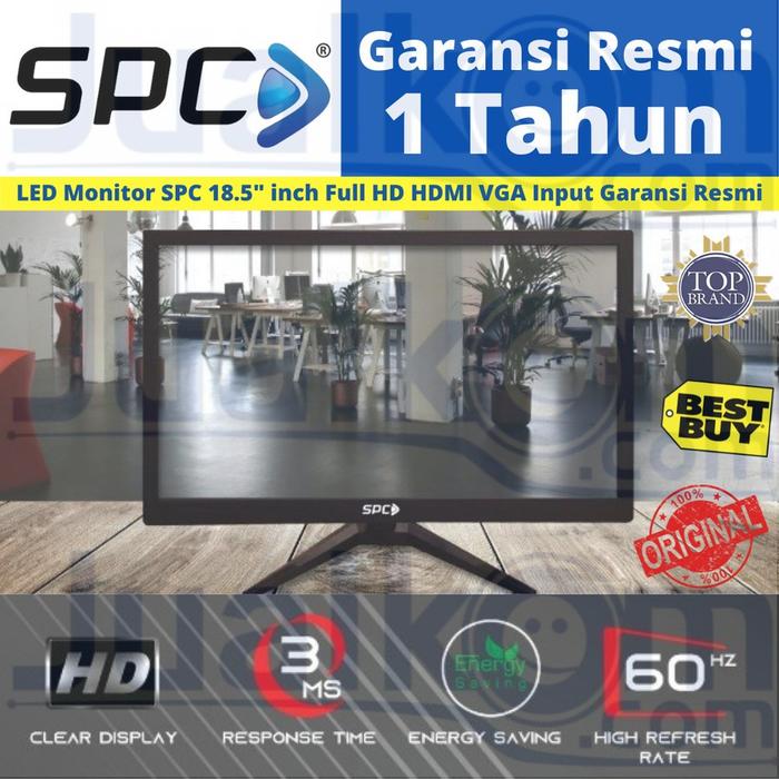 Jual LED Monitor SPC 19 Inch SM19HD SM-19HD 19" HD HDMI VGA GARANSI ...