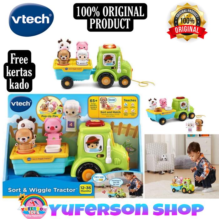Jual VTECH SHAPES AND ANIMALS TRACTOR (VTUK) ORIGINAL - Kota Tangerang ...