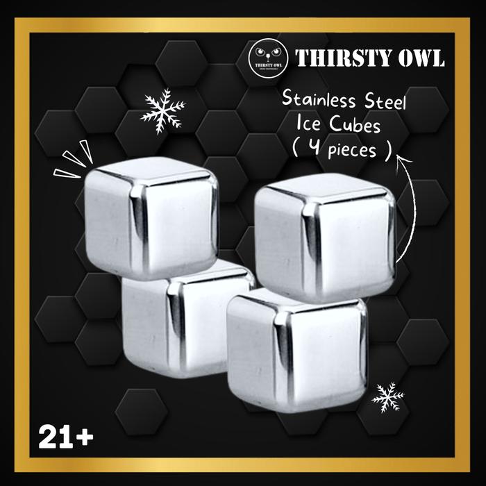Jual Es Batu Stainless Steel Ice Cube Food Grade (4 pcs) - Jakarta ...