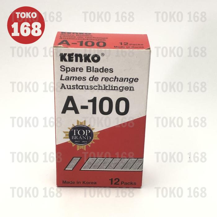 Jual KENKO Cutter Blade/Isi Cutter Kecil A-100 (PAK) - Jakarta Barat ...